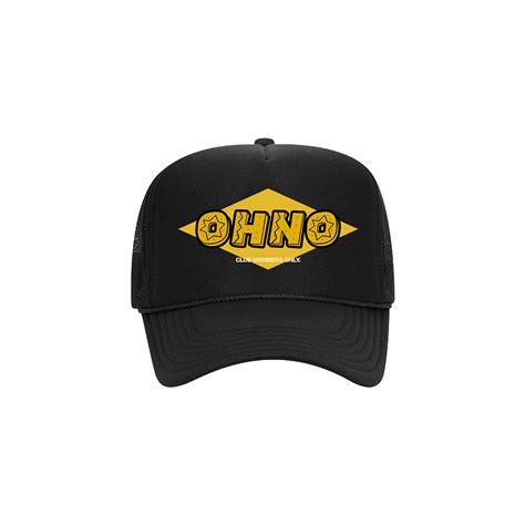 Ohno Club Members Only Black Trucker Hat Def Jam Official Store