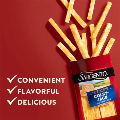 Sargento® Natural Colby-Jack Cheese Sticks, 24-Count | Sargento® Foods Incorporated