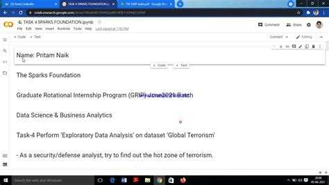pritam naik on linkedin task4 grip gripjune21 thesparksfoundation