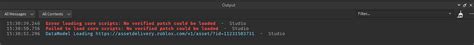 error loading core scripts scripting support developer forum roblox