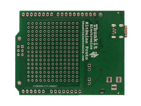 KitDuino Proto An Arduino Compatible Board With A Built In Prototyping Area CNX Software