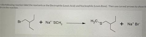 Solved The Following Reaction Label The Reactants As The Chegg