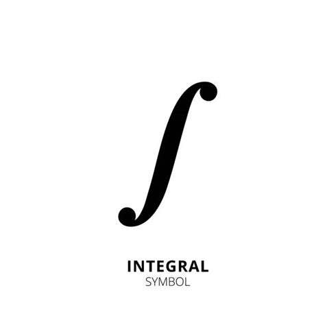 Integral Calculus Symbol True Maths The Integral Sign Often Denoted