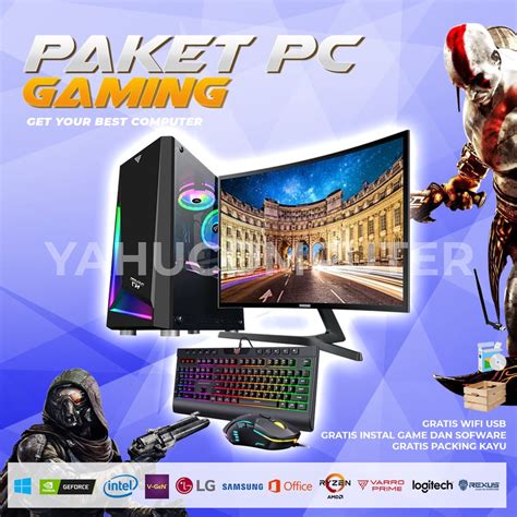 Jual Pc Gaming Fullset Amd Ryzen G Ssd Gb Lengkap Led Inc Ram Gb Vga Gt