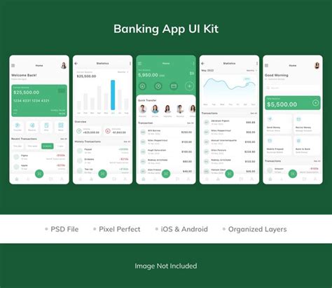 Premium PSD | Banking app ui kit