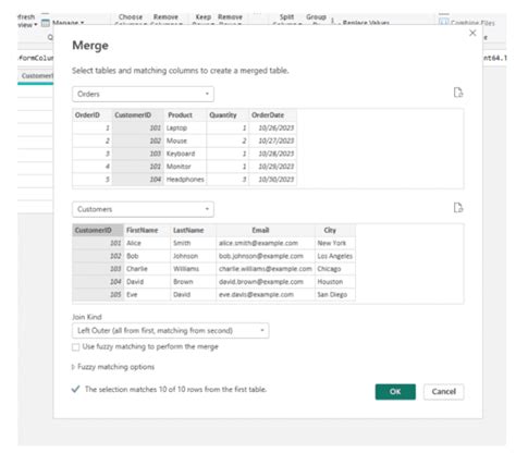Mastering Data Merging In Power Query A Step By Step Guide Bi