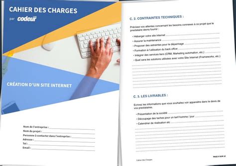 Exemple De Cahier Des Charges Logiciel Comment Rédiger Le Vôtre Avec