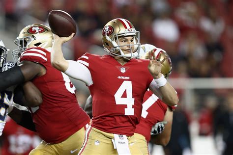 Thursday Night Football Week 9 49ers Turn To Third String Qb Against Raiders Acme Packing