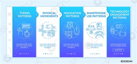 Behavior Metrics Elements Onboarding Vector Template Stock Vector 2658344 Crushpixel