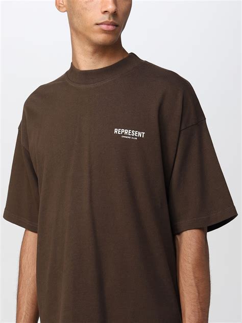 Represent T Shirt For Man Brown Represent T Shirt M05149 Online On Gigliocom