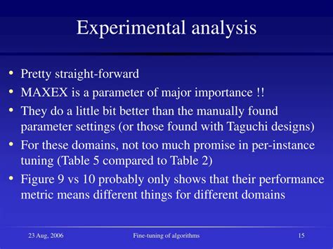 Ppt Experimental Algorithmics Reading Group Ubc Cs Powerpoint Presentation Id9441914