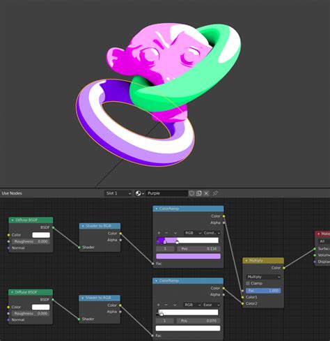 Cycles Render Engine Toon Shader Change Color Of Shadows Blender Stack Exchange
