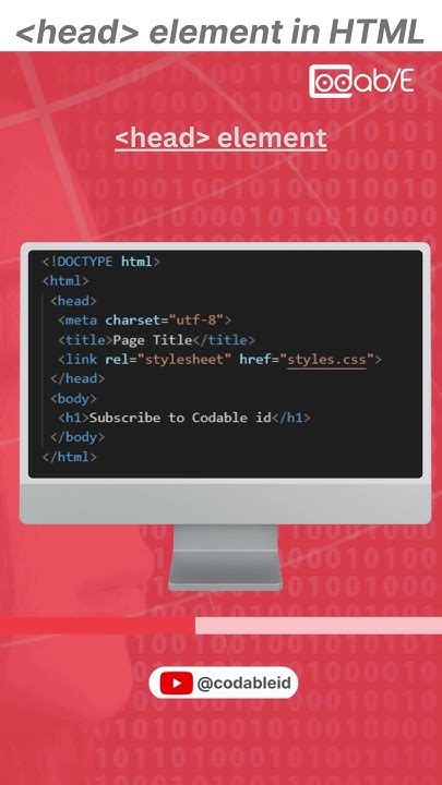 Head Element In Html Learn Coding Only In 1min Program Shorts