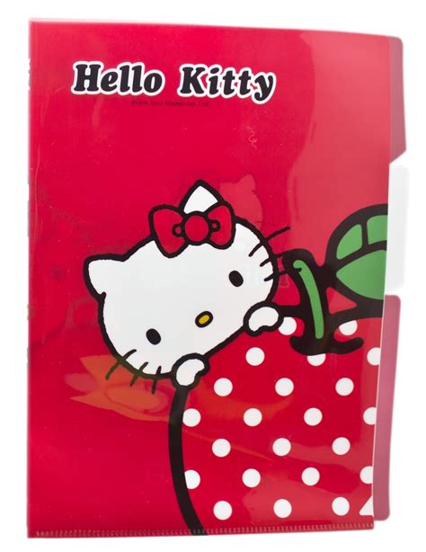 Sanrios Hello Kitty Document Sleeve Dual Sleeve Divider School Supplies