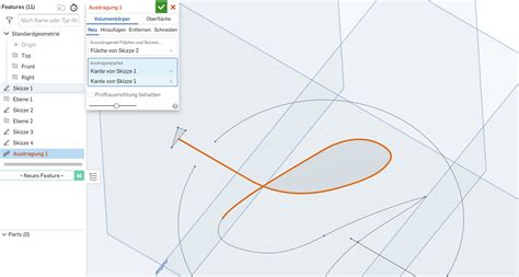 Sweep Around A Path That Is Intersecting Onshape