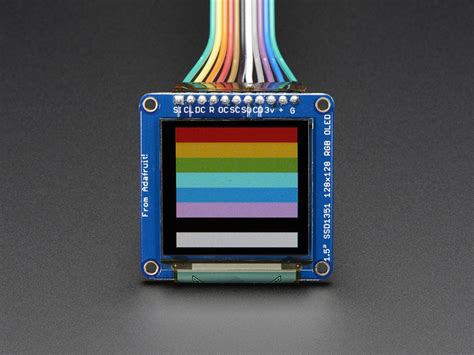 OLED Breakout Board Bit Color W MicroSD Holder Buy In