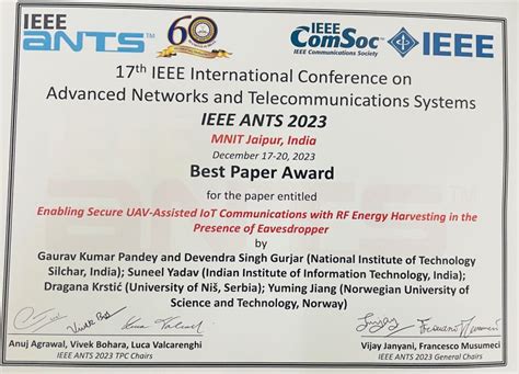 suneel yadav on linkedin ieeeants mnitjaipur wirelesscommunications 22 comments