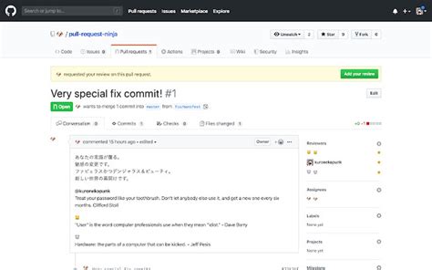 Pull Request Ninja para Google Chrome Extensión Descargar