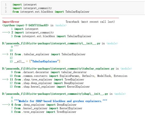 cannot import tabularexplainer from interpret ext blackbox · issue 298