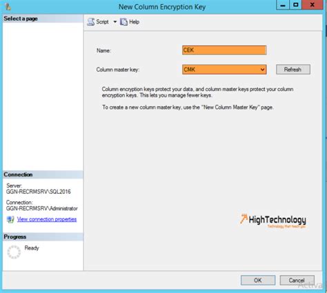 Always Encrypted Sql Server 2016 Hightechnology