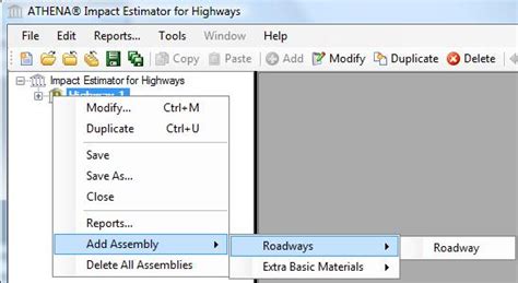 Menu Add An Assembly Menu