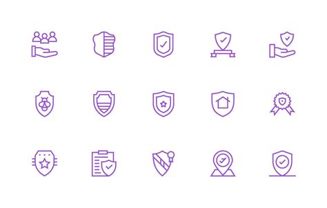 15 Regular Line Style Icons From Assurance Collection Theme Based Icon