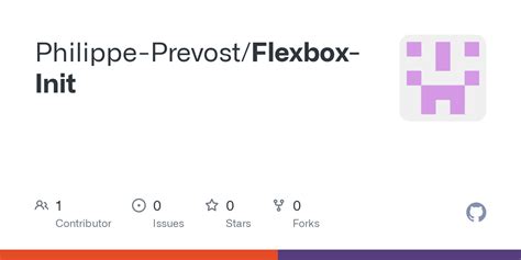 Github Philippe Prevostflexbox Init
