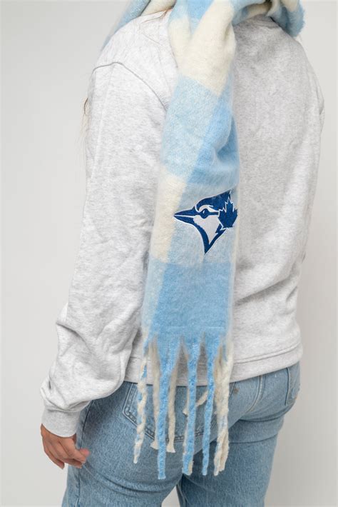 Mlb Toronto Blue Jays Ladies Oversized Blanket Scarf