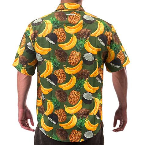 Get Latest Rhino Saturday Social Button Down Shirt Banana Coco Loco At