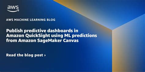 Amazon Sagemaker Canvas の Ml 予測を使用して Amazon Quicksight に予測ダッシュボードを