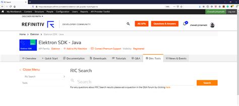 List Of All Rics — Lseg Developer Community