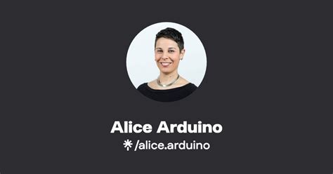 Alice Arduino Facebook Linktree
