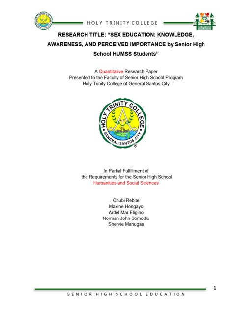 Chubi Group Pr2 2 Pdf Sex Education Survey Methodology