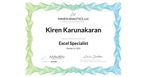Kiren Karunakaran On Linkedin Excel Specialist • Kiren Karunakaran