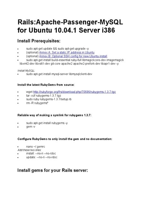 Works Ubuntu Apache Passenger Pdf Secure Shell Computer File