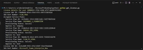 Azure Authorisation Error Accessing User License Information In
