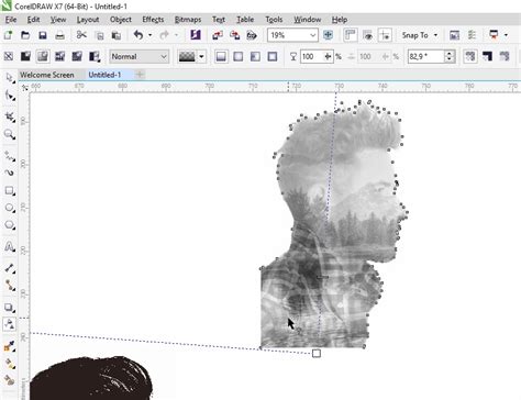 Membuat Effect Double Exposure Dengan Coreldraw Biologizone