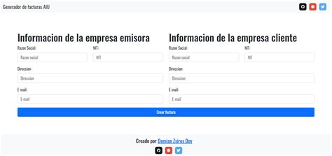 Github Damian Zsiros Proggenerador De Facturas Aiu React Este Es Un Generador De Facturas