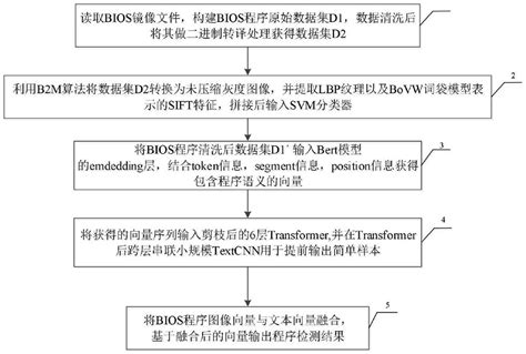 bios malicious program detection method and device based on dual