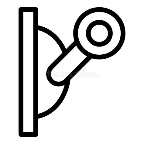 Toggle Switch Icon Outline Style Stock Vector Illustration Of Slim Electricity 208540297
