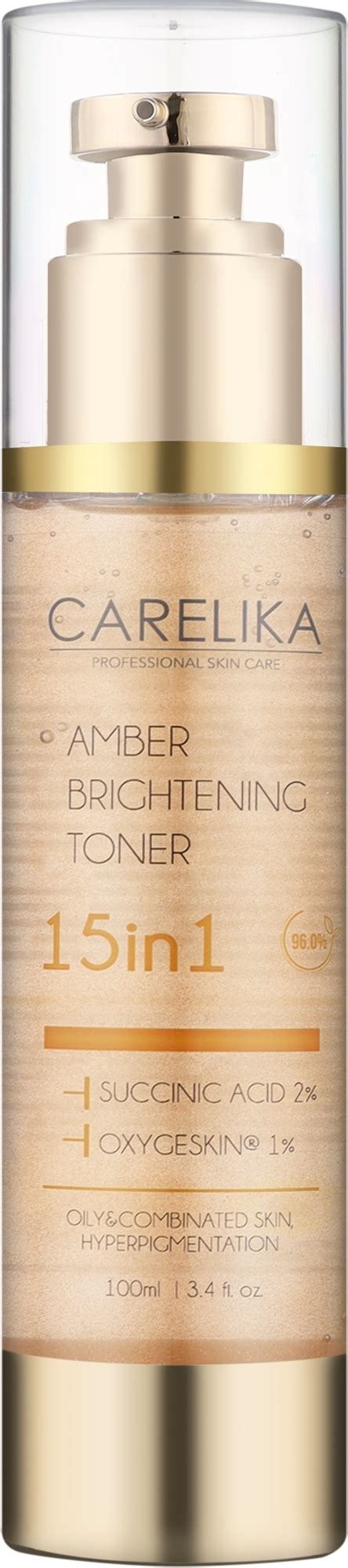 Carelika Amber Brightening Toner - Осветляющий тонер для лица 15 в 1 ...