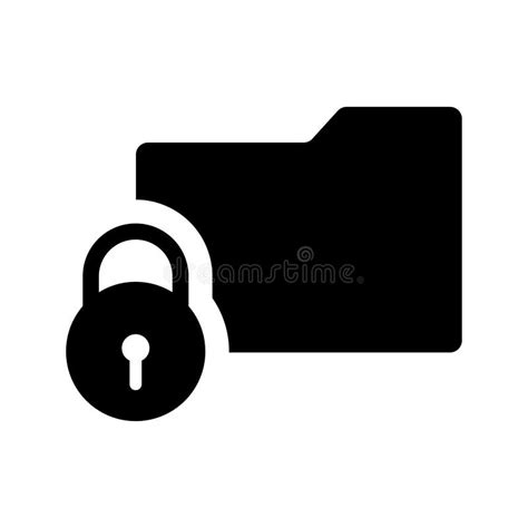 Set Folder And Lock Lock Check Mark Cyber Security And Scooter Icon