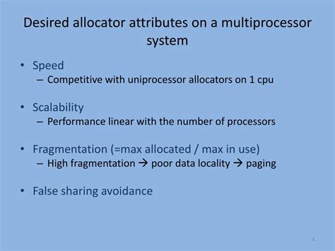 Ppt Hoard A Scalable Memory Allocator For Multithreaded Applications