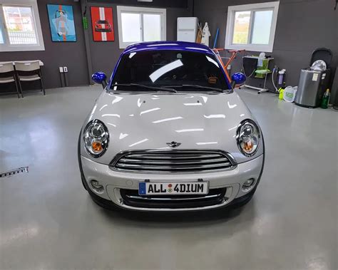 미니쿠퍼 쿠페 투톤랩핑 완벽 시공기 올포디움 랩핑 Ppf 숨고 숨은고수
