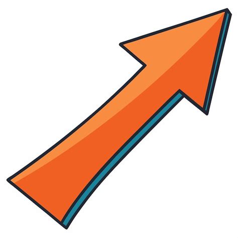 Geometric Abstract Flat Vector Illustration Arrow Pointing Right Left