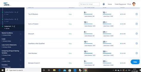 Divya Babu On Linkedin Day13 50daysofcoding Nxtwave Ccbp Consistency Learningprogress
