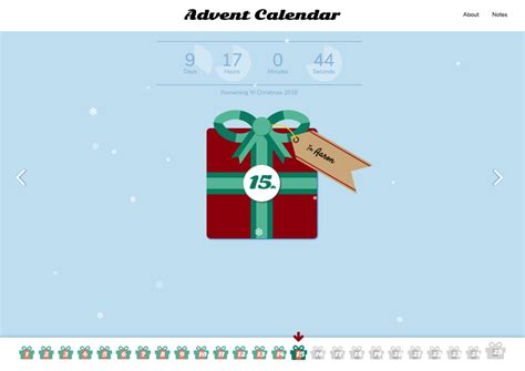 Coding An Advent Calendar Day Aaron