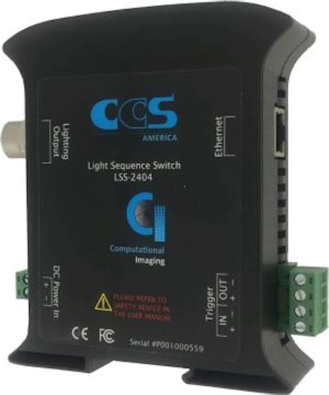 Lighting Controller For Computational Imaging From Ccs To Be Shown At The Vision Show Vision