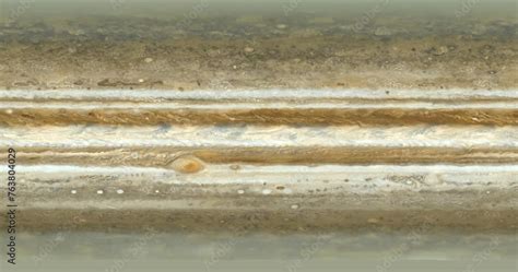 Animated Jupiter Texture For 3d Modelling And Texturing Of The Gas Giant Planet Stock Video