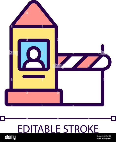 Land Border Checkpoint Rgb Color Icon Stock Vector Image And Art Alamy Land Border Checkpoint Rgb Color Icon Stock Vector Image And Art Alamy